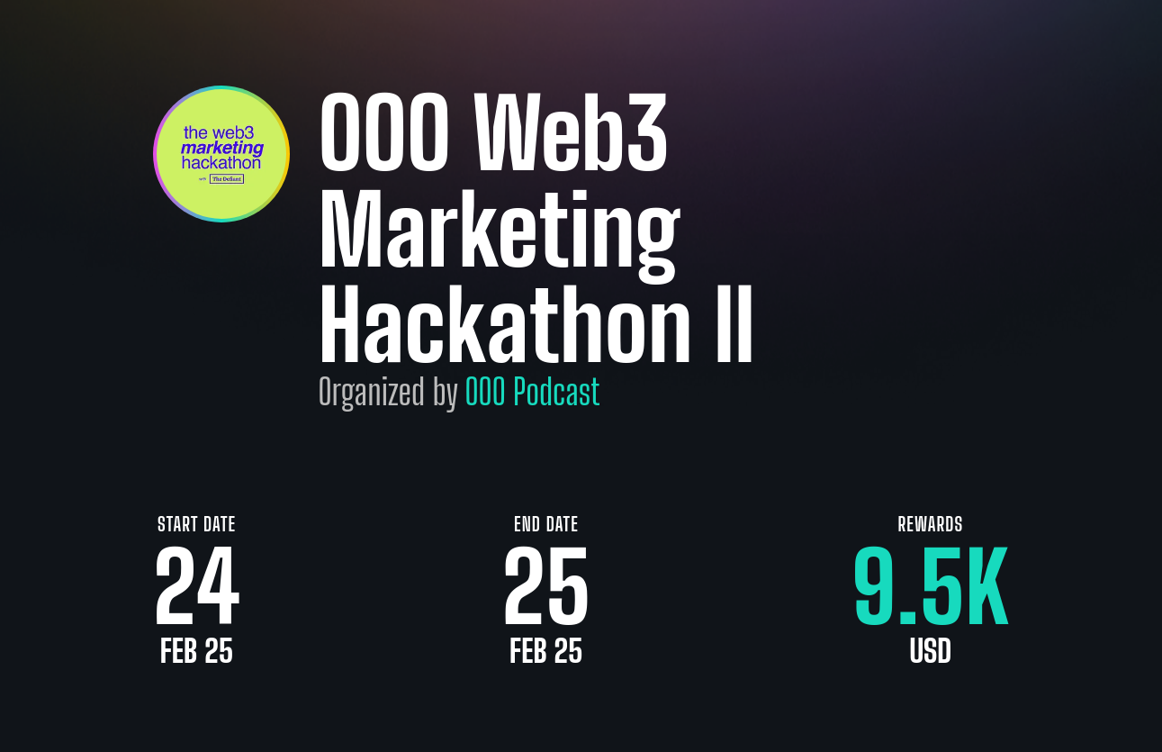 OOO Web3 Marketing Hackathon II | buidlbox